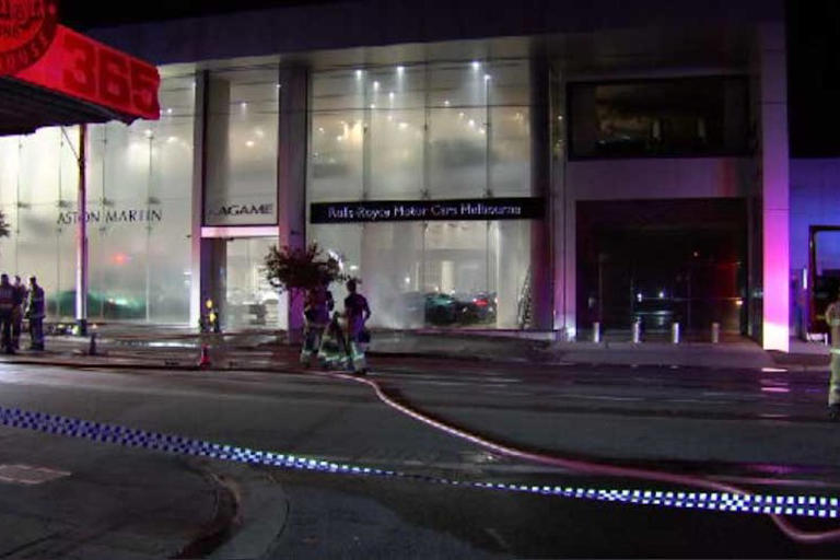 Luxury car dealership linked to hospitality empire firebombed