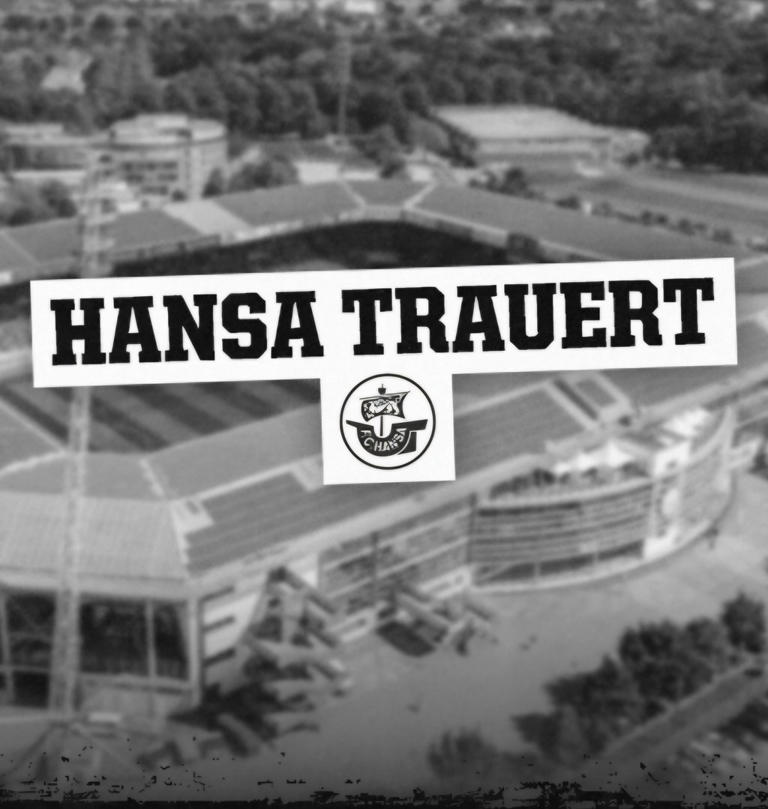 Hansa-Fan Moritz (37) nach Sturz von Gästetribüne verstorben
