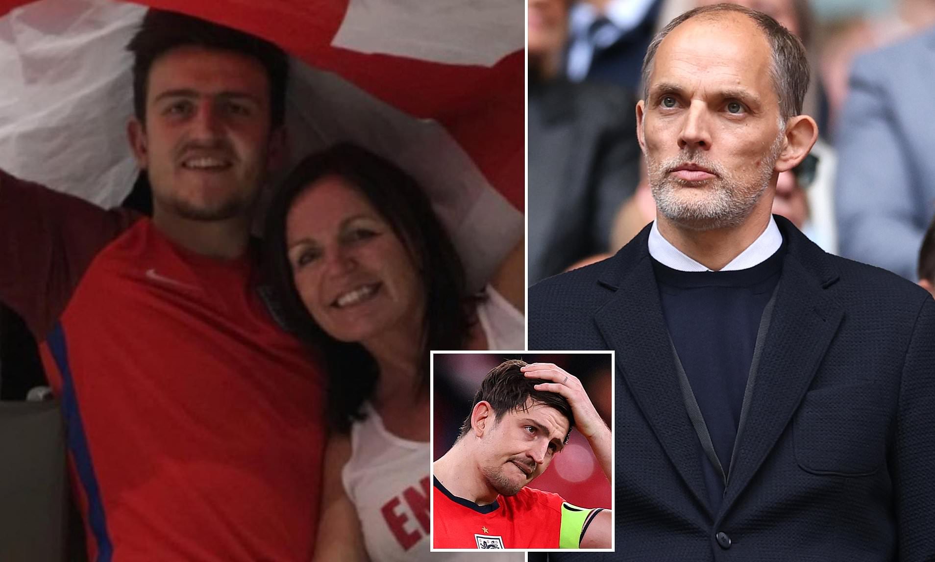 Maguire axed from England's 26-man World Cup squad with his mum ...