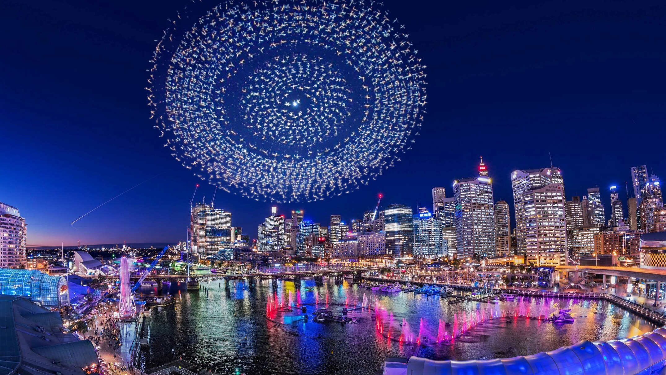 Safety top priority as drone shows return to Vivid Sydney light festival