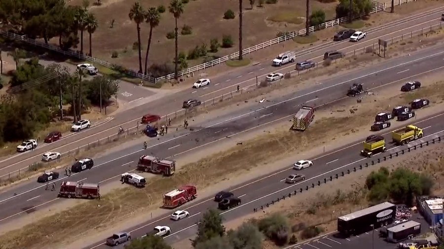 Two men from El Cajon die after head-on, rollover crash on Interstate 8
