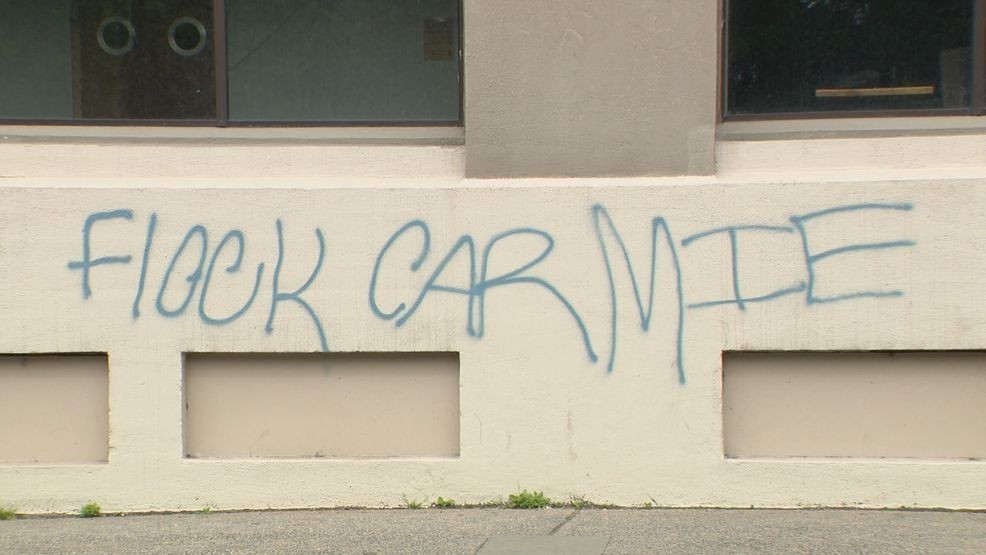 Troy businesses vandalized over Flock camera controversy