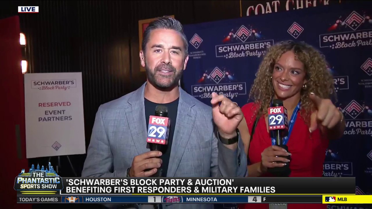 Live from the Schwarber Families block party