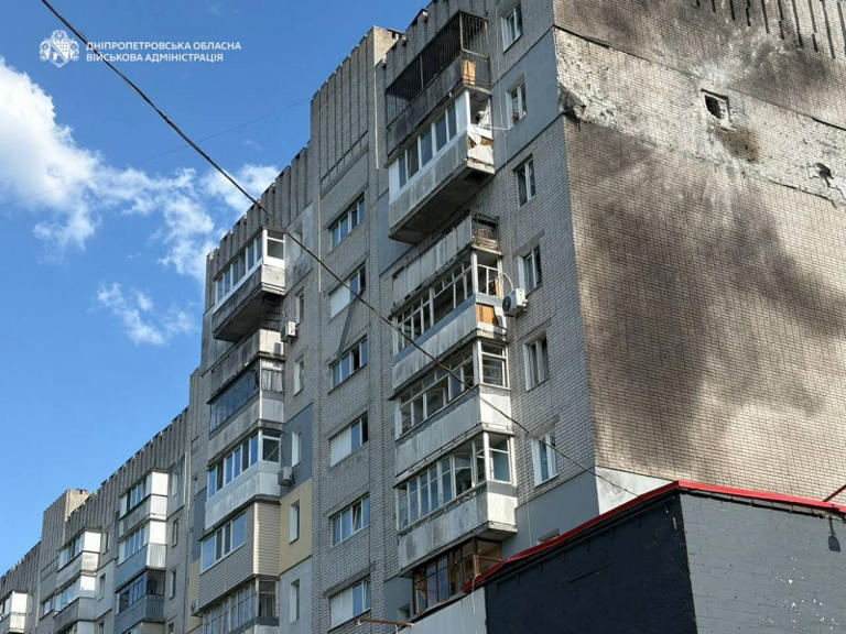 Russia strikes multi-storey residential buildings in Ukraine's Dnipro ...
