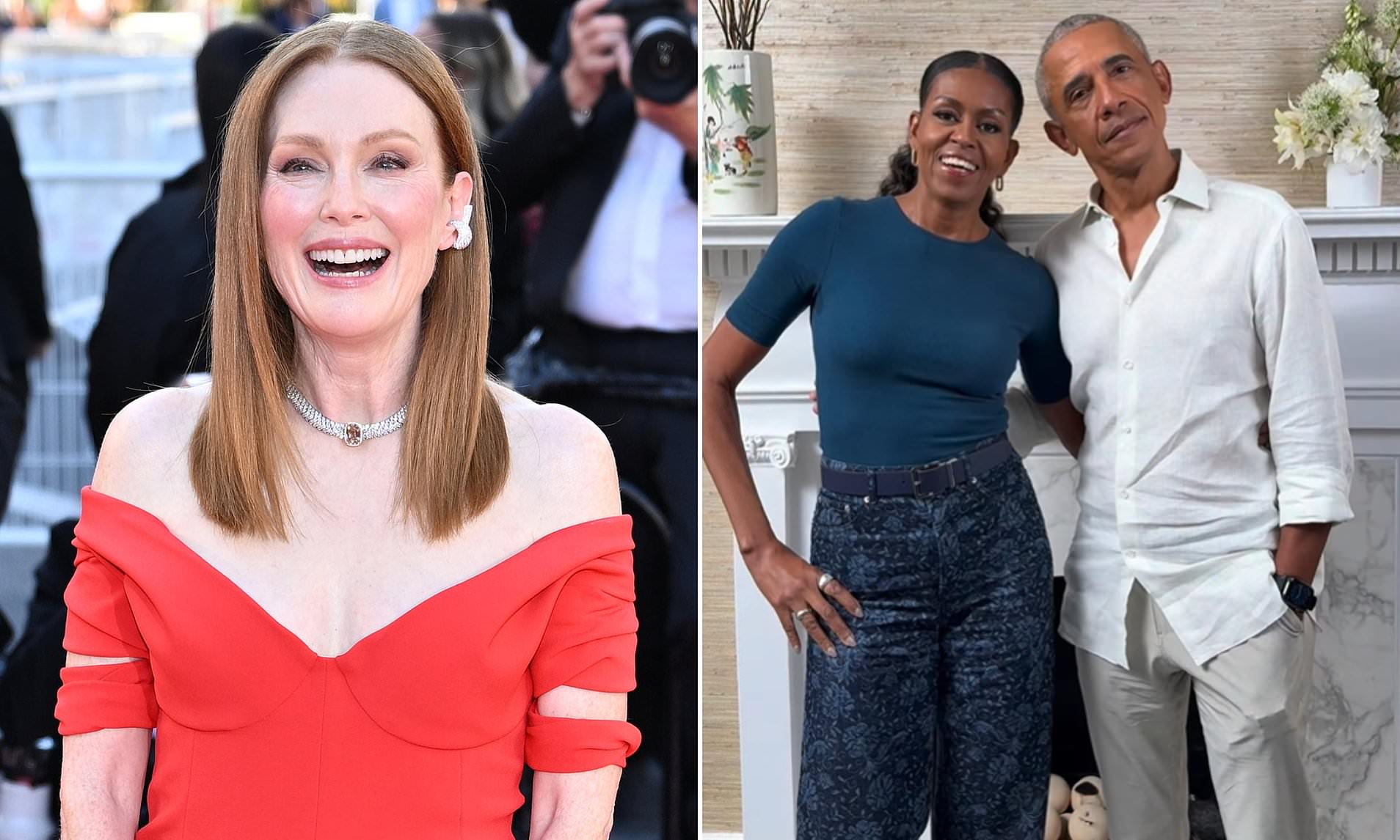 Julianne Moore reveals surprise film with former President Barack Obama ...