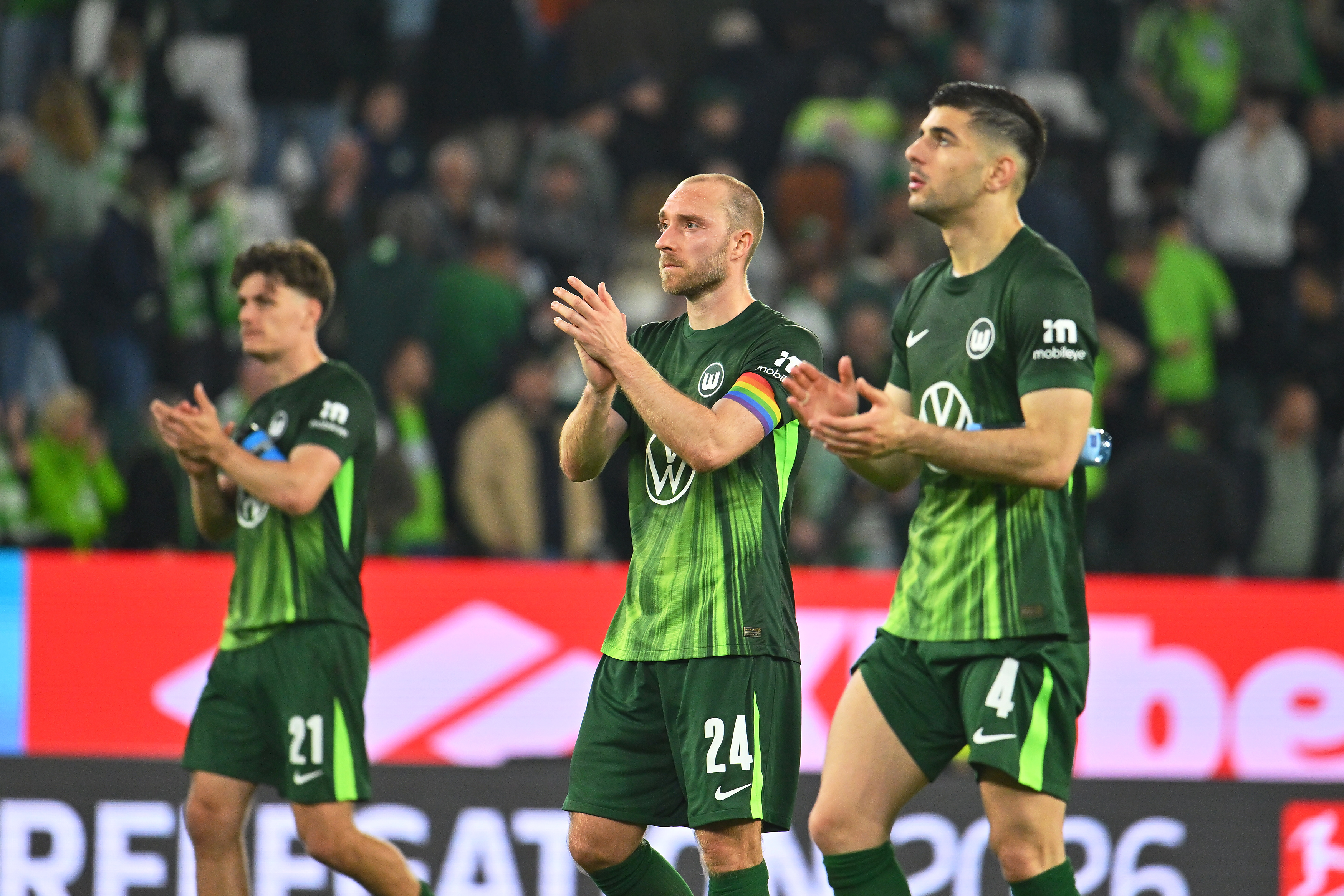 Eriksen on verge of relegation with Wolfsburg after 0-0 playoff draw ...