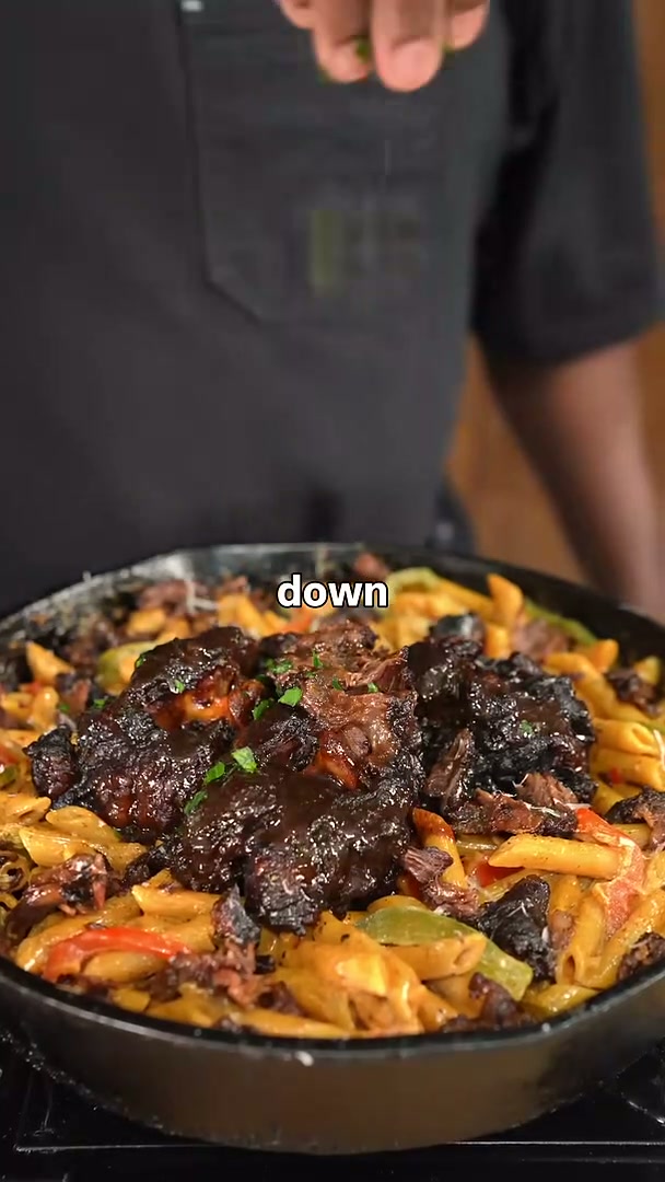 The best oxtail rasta pasta recipe #oxtail #pasta #foodie