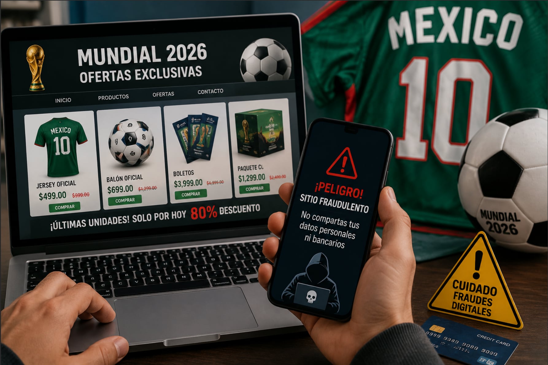 Cuidado, afición: fraudes con productos del Mundial 2026 ya circulan en ...