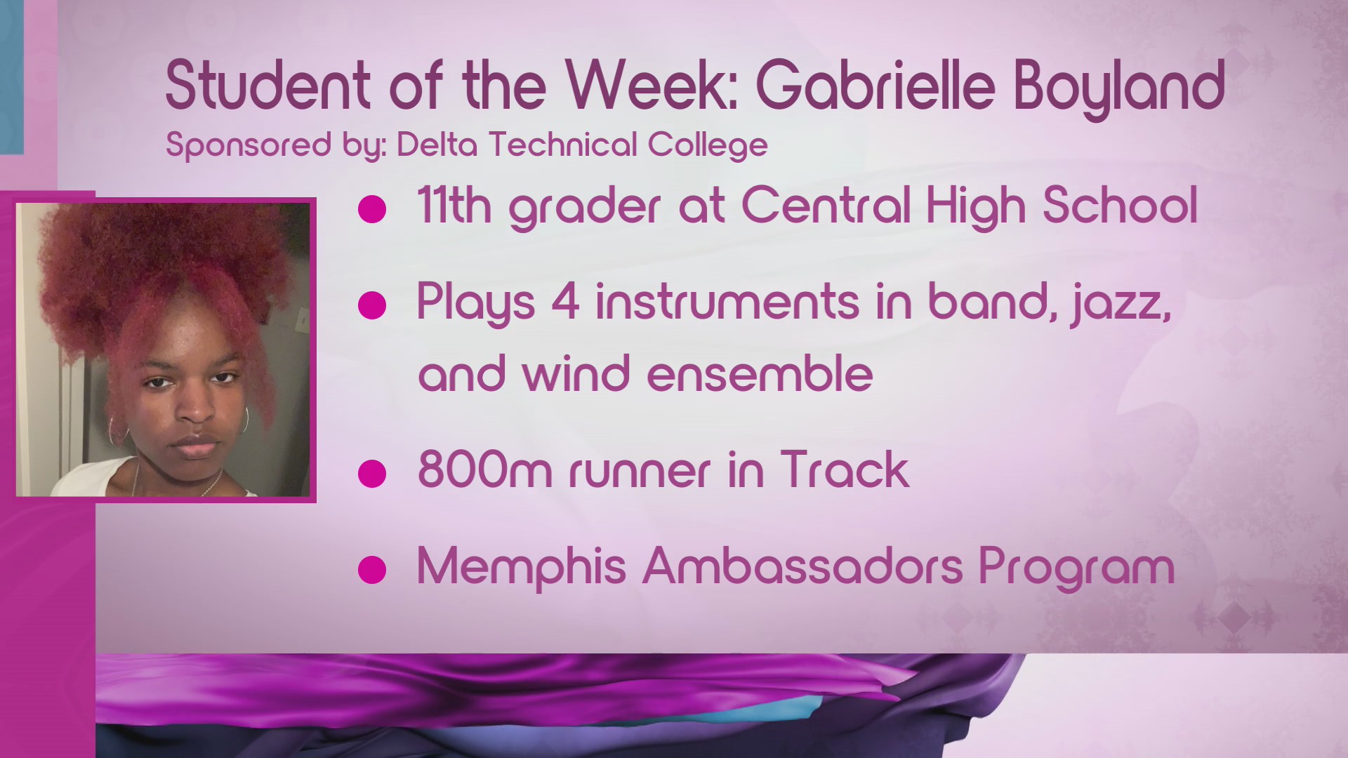 Student of the week: Gabrielle Boyland