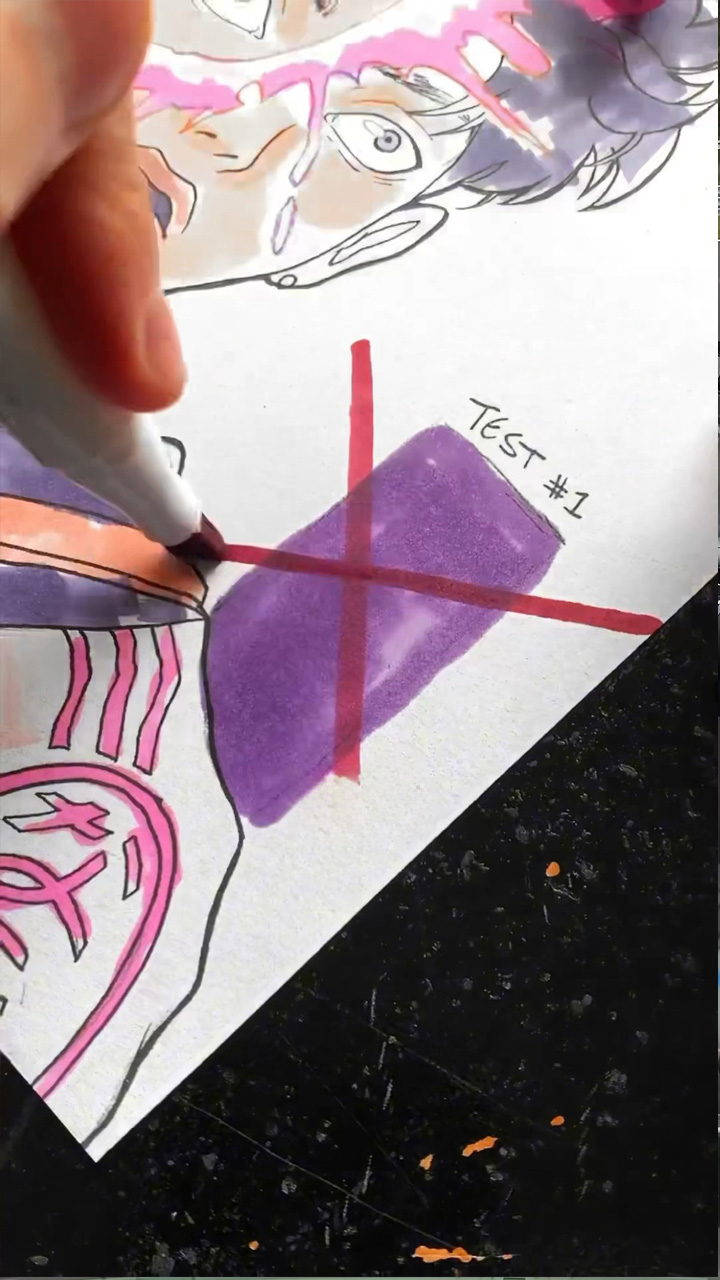 How to fix streaky marker lines for smooth art