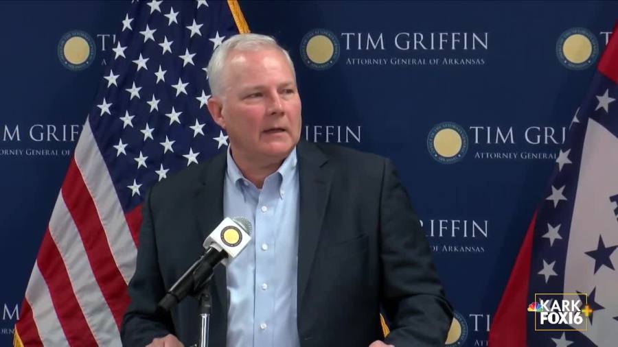 Arkansas Attorney General Tim Griffin announces $5.5 million settlement ...