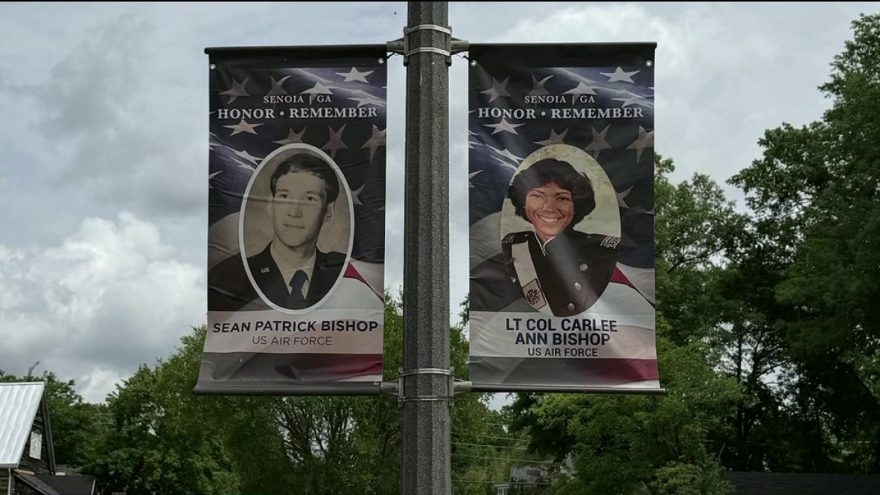 Town honors veterans with street banners