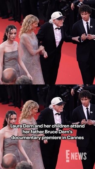 Laura Dern and her family attend the "Dernsie" premiere