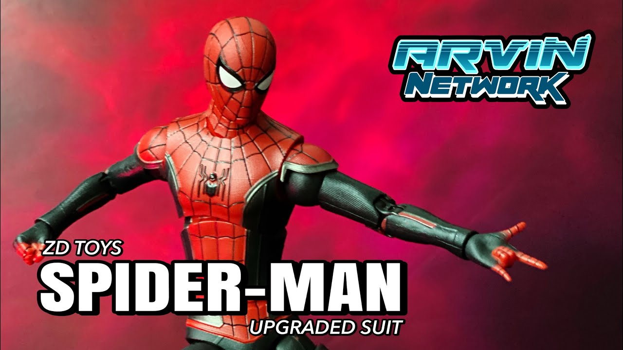 Spider-Man upgraded suit 1/10 scale figure unboxing and review