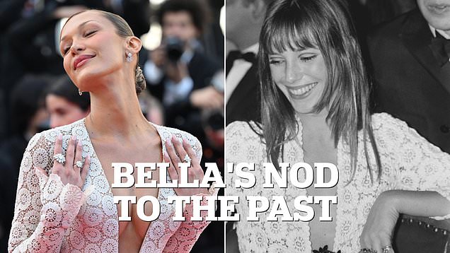 Bella Hadid's daring dress a nod to 1969 classic