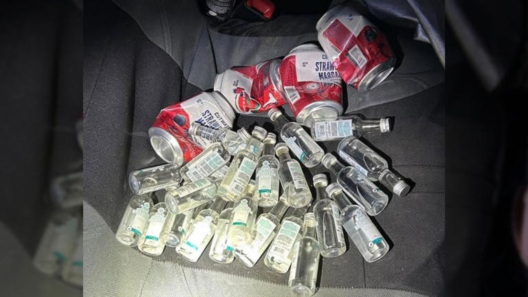 PD: Driver arrested after Mesa crash reveals pile of alcohol bottles in ...