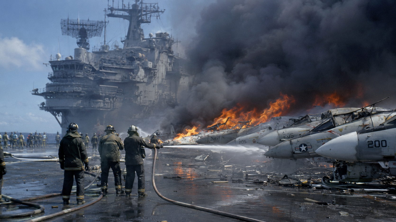 When thousands of US nuclear weapons were floating at sea