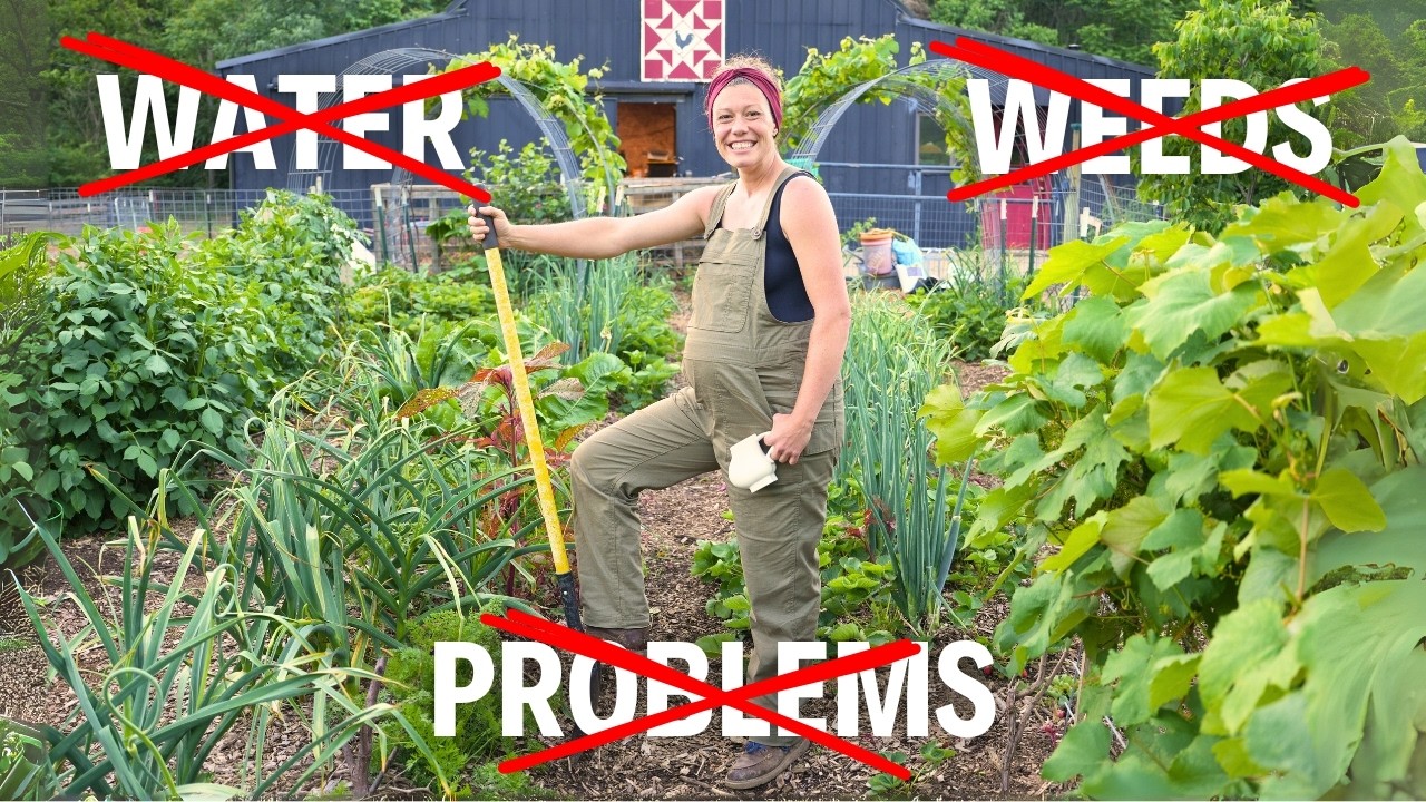 I’m gardening while 9 months pregnant! 🌱