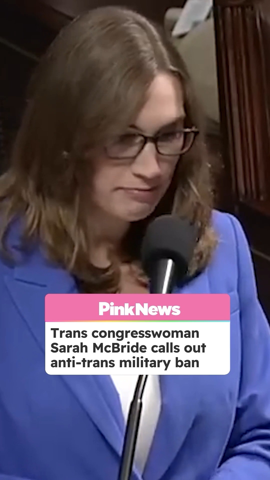 Sarah McBride slams GOP for blocking trans military ban repeal vote