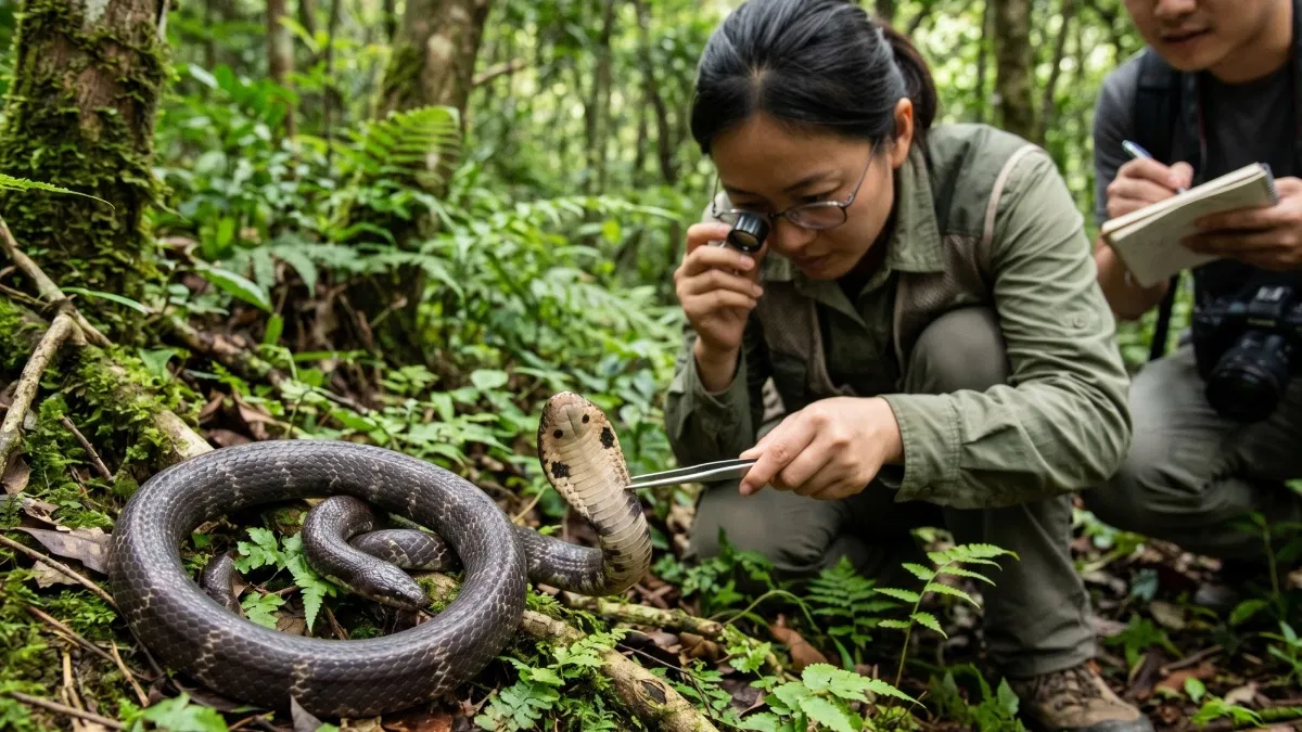 Científicos descubren extraña serpiente de dos cabezas y sorprende al mundo
