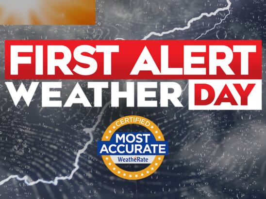 First alert weather day issued for possible strong storms Saturday
