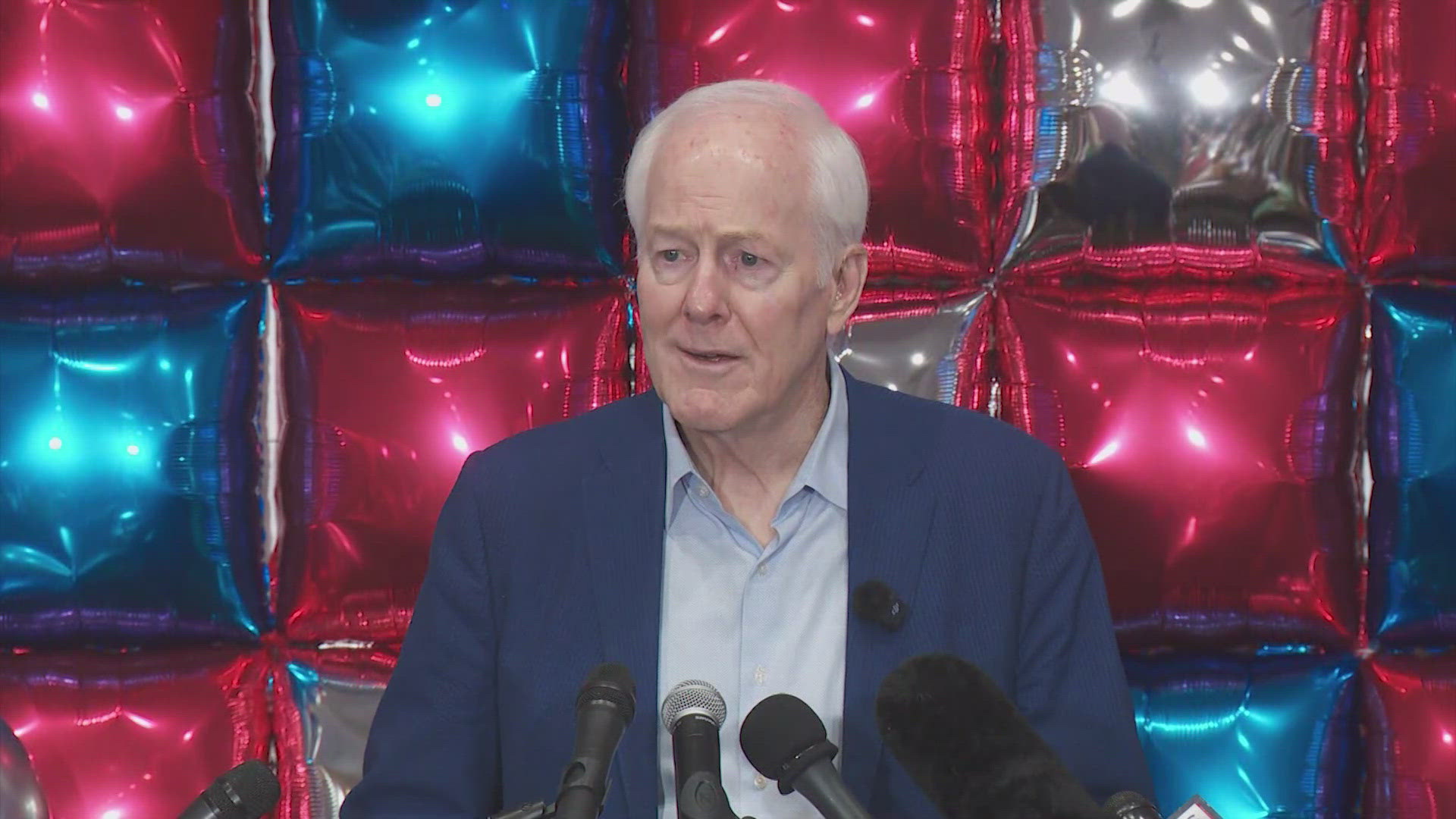 Sen. Cornyn campaigns after Trump's endorsement of Paxton