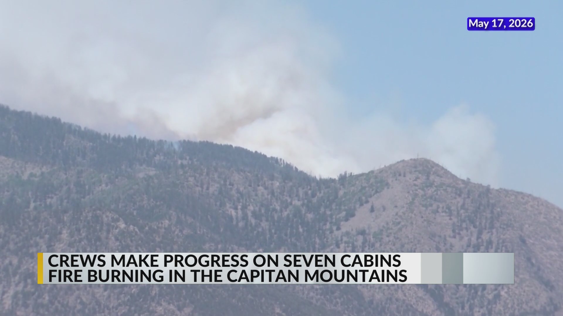 Crews start to make containment progress on 16,700 acre Seven Cabins Fire