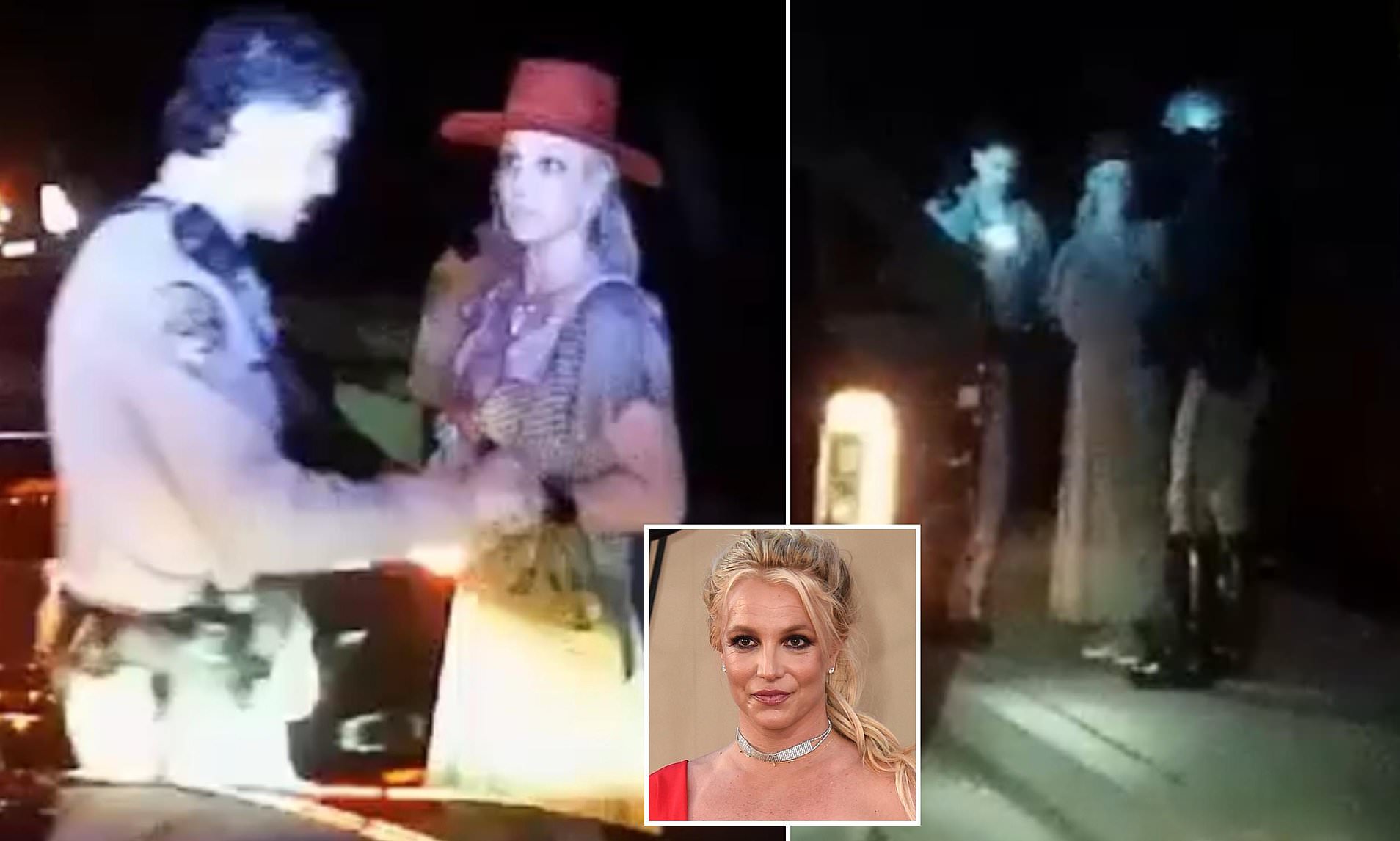Shock moment 'slurring' Britney Spears is arrested for DUI after ...