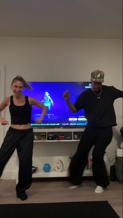 Our little dance finally made it into Fortnite