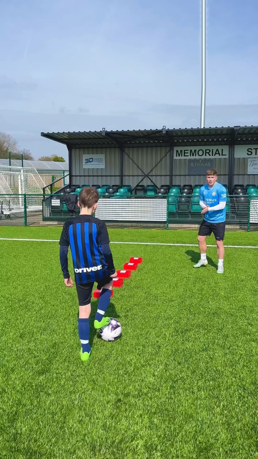 Soccer challenge to win a special surprise