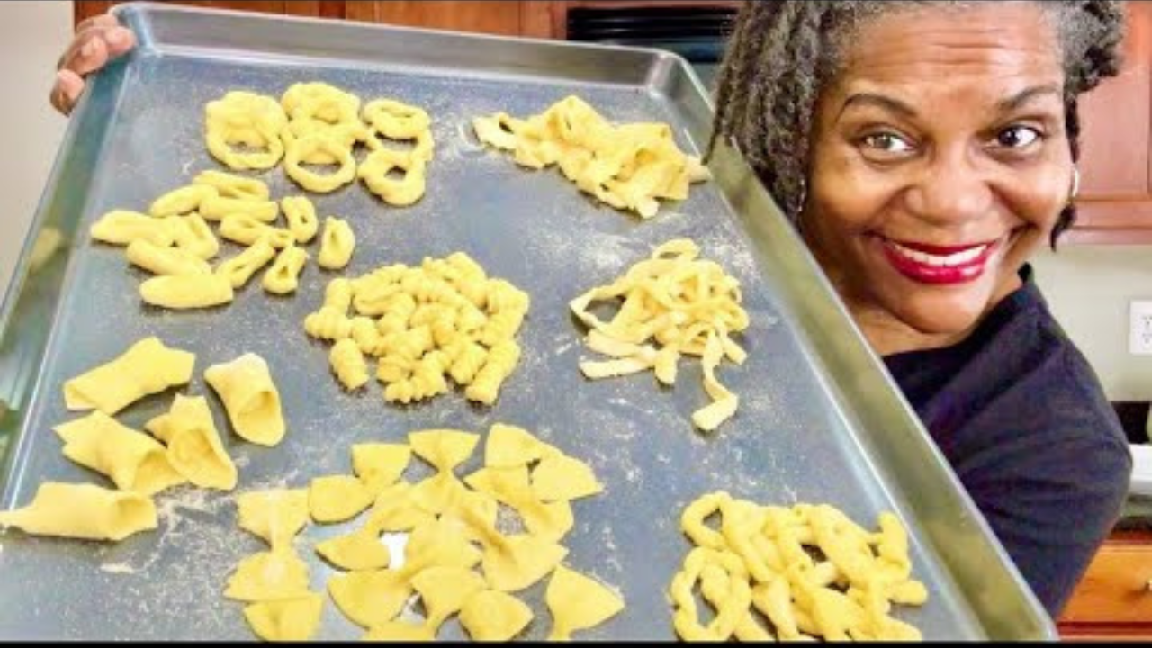 Easy eggless pasta dough two ingredients eight shapes