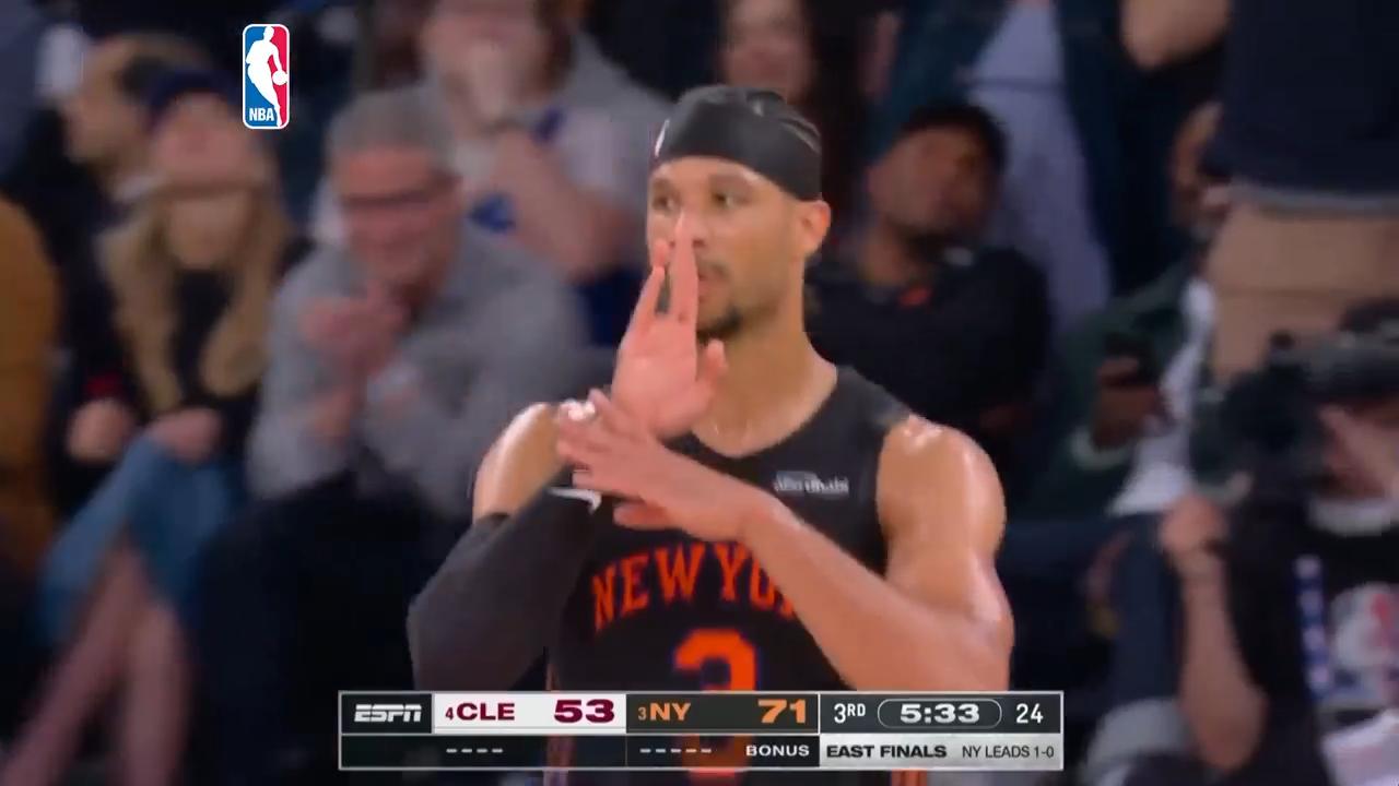 Josh Hart makes Cavaliers pay as Knicks take 2-0 lead in East finals