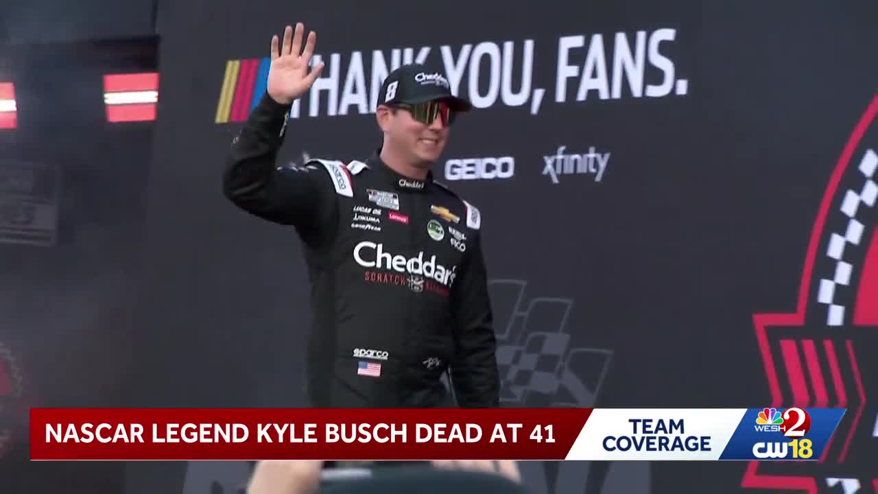 NASCAR fans in Daytona Beach react to death of legendary driver Kyle Busch
