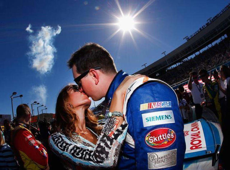 NASCAR driver Kyle Busch, who won a record 9 races at Kansas Speedway ...