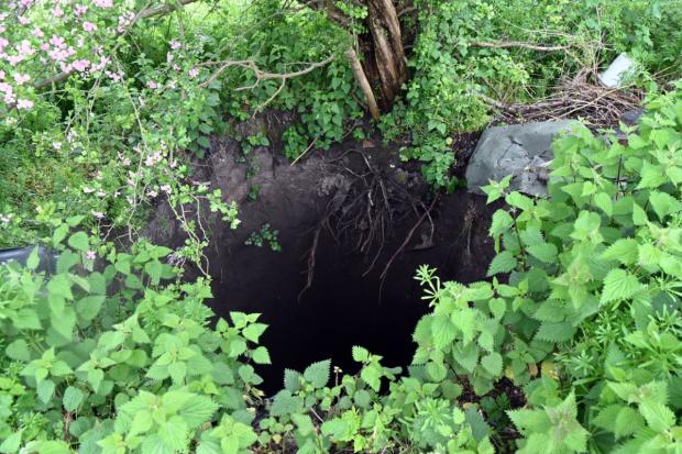 Here's what happening with the Hole-me Wood ground collapse