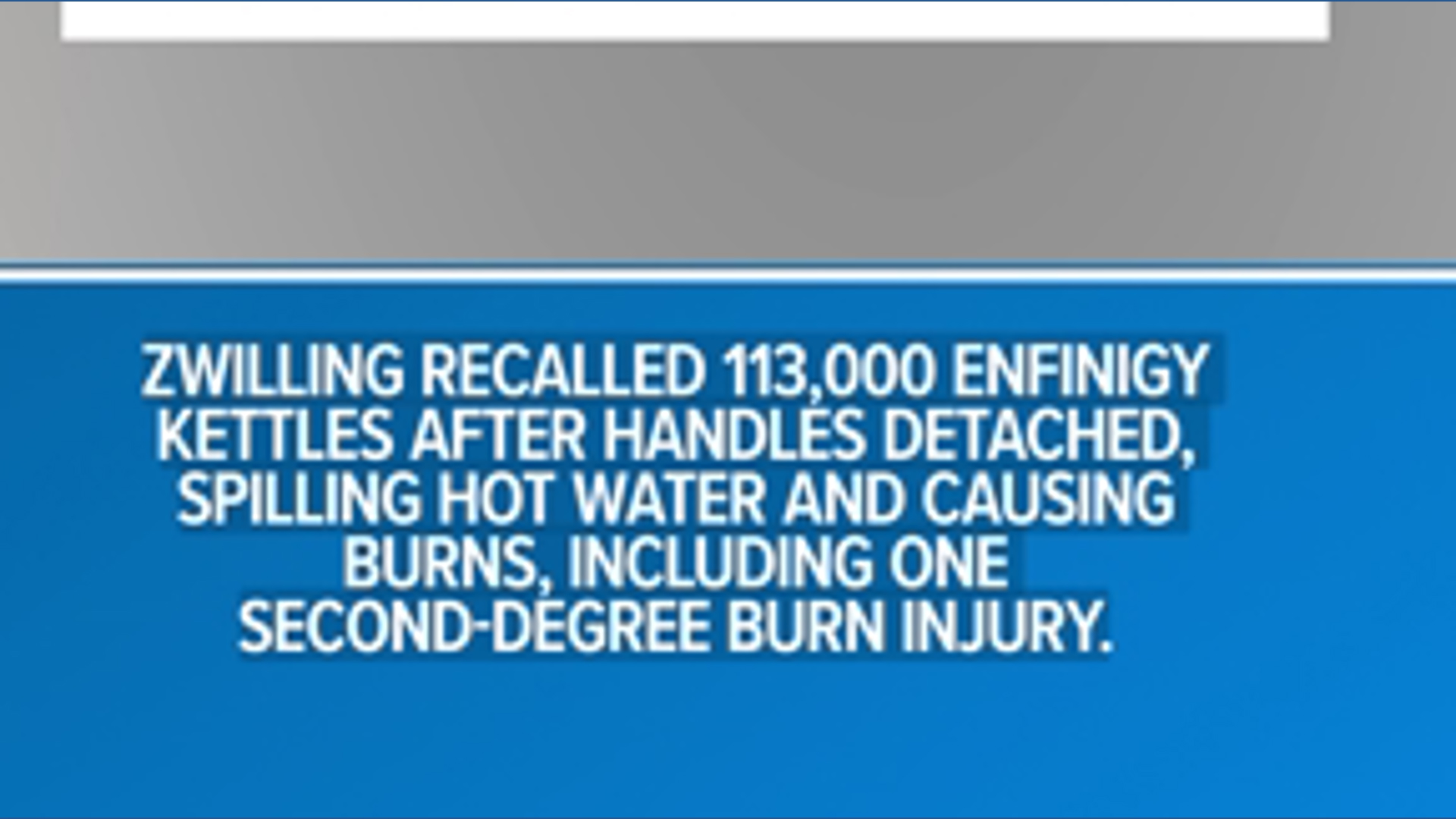 More than 113,000 Enfinigy kettles recalled over burn hazard