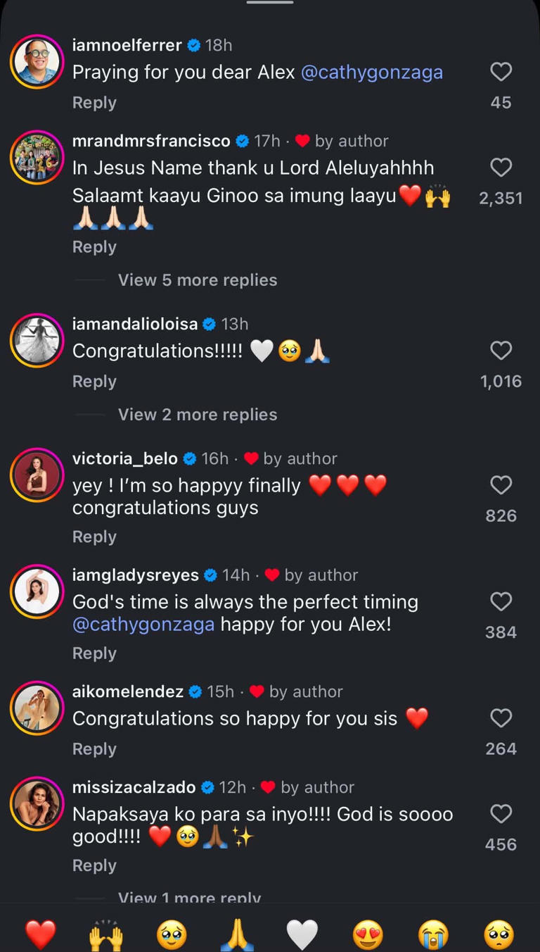 Toni Gonzaga, celebs react to Alex Gonzaga's pregnancy