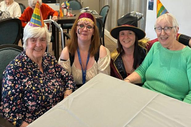 Whitby care home celebrates anniversary with circus-themed party