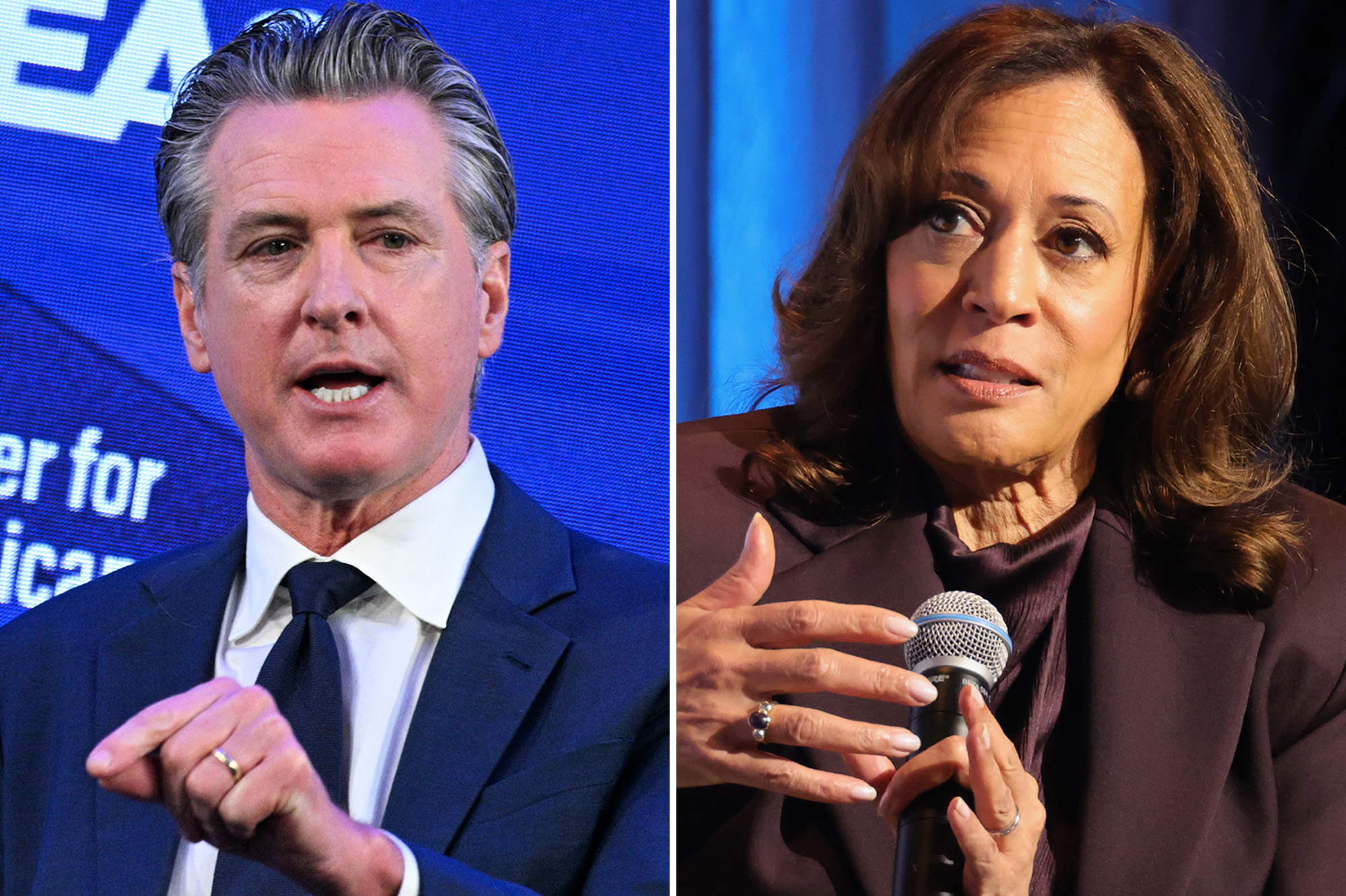 New presidential poll shows Gavin Newsom, Kamala Harris in dead heat as ...