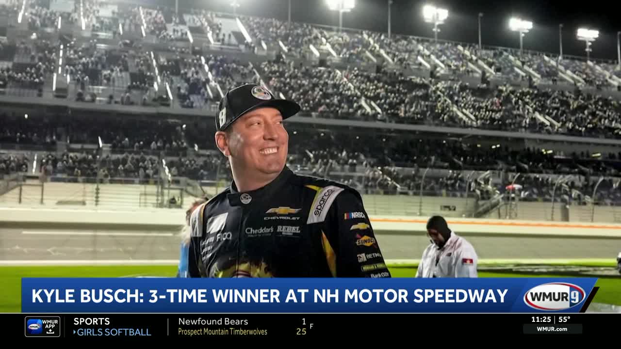 NASCAR driver Kyle Busch had strong ties to New Hampshire