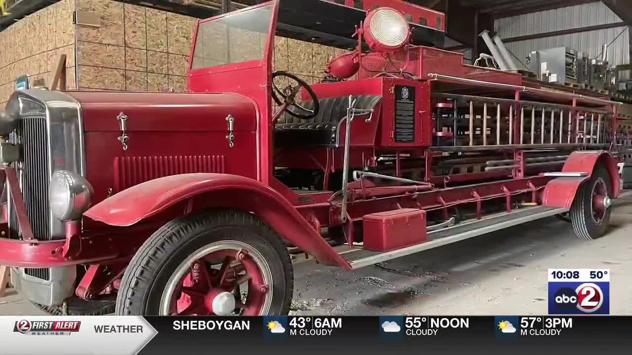 Oshkosh puts first-ever motor-driven fire truck up for auction