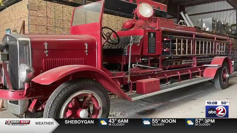 Oshkosh puts first-ever motor-driven fire truck up for auction