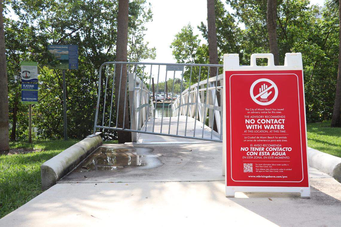 Fecal bacteria plagues some South Florida waterways and beaches ...