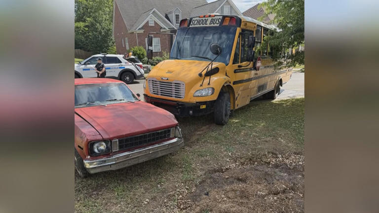 Metro school bus driver charged with DUI after crashing into parked car