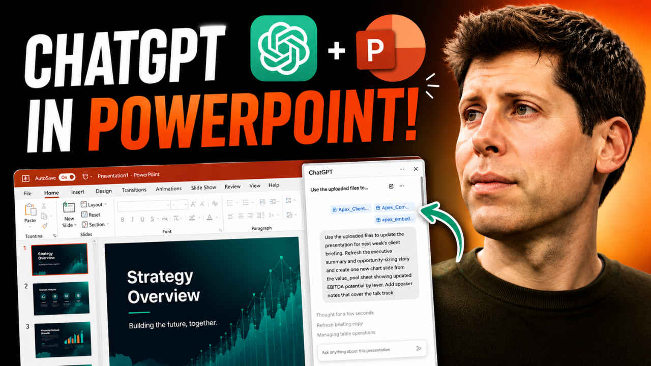 ChatGPT can now make your presentation using text prompts: Here is how