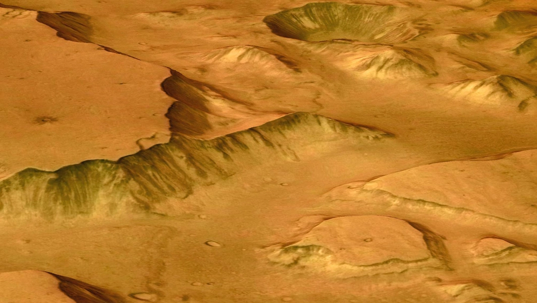 ESA images reveal massive ancient flood channels on Mars