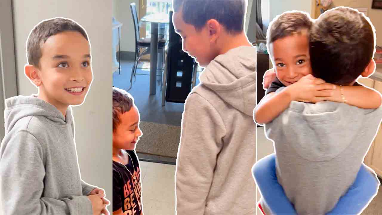 Heartwarming sibling moments, reunions, pranks and play