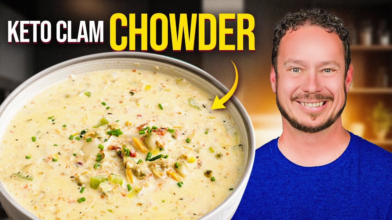 Creamy keto clam chowder recipe