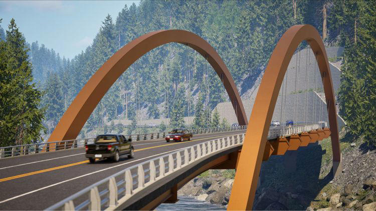 Idaho Transportation Department unveils $65M Rainbow Bridge design