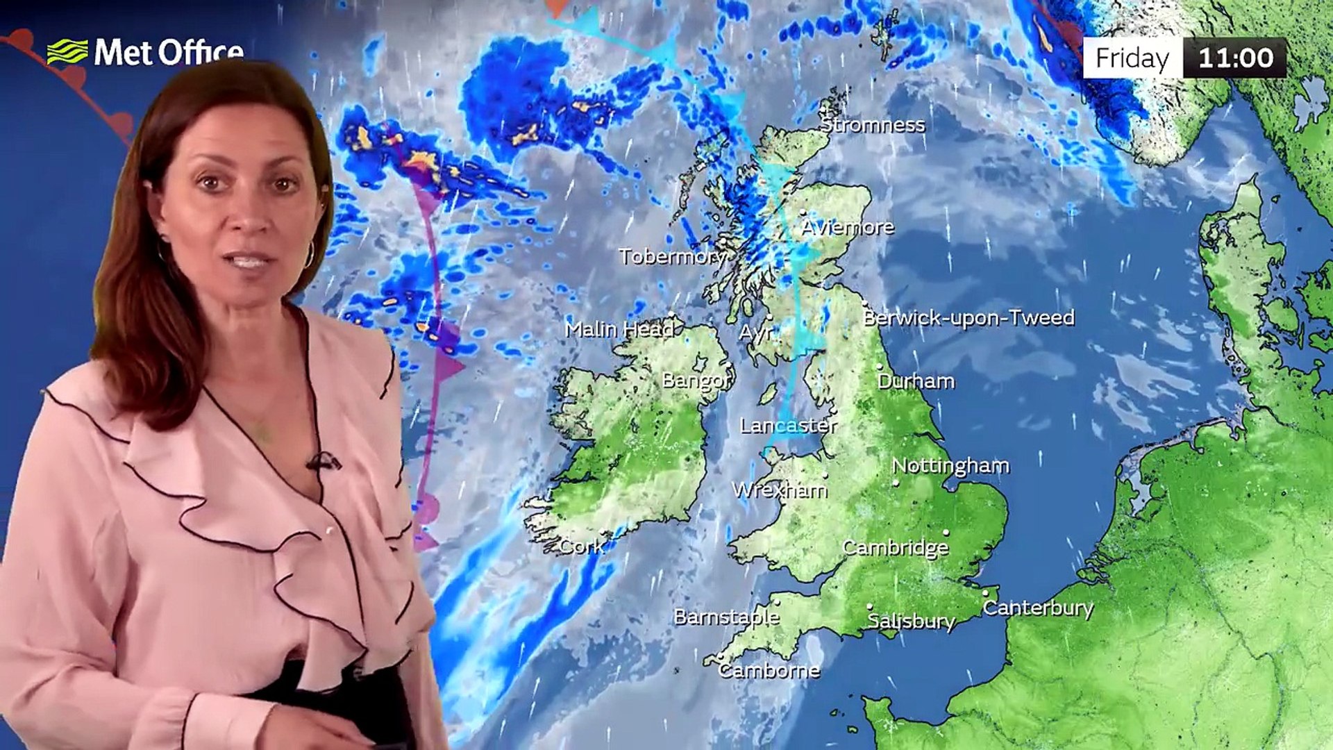 Met Office Friday morning weather forecast 22/05/2026